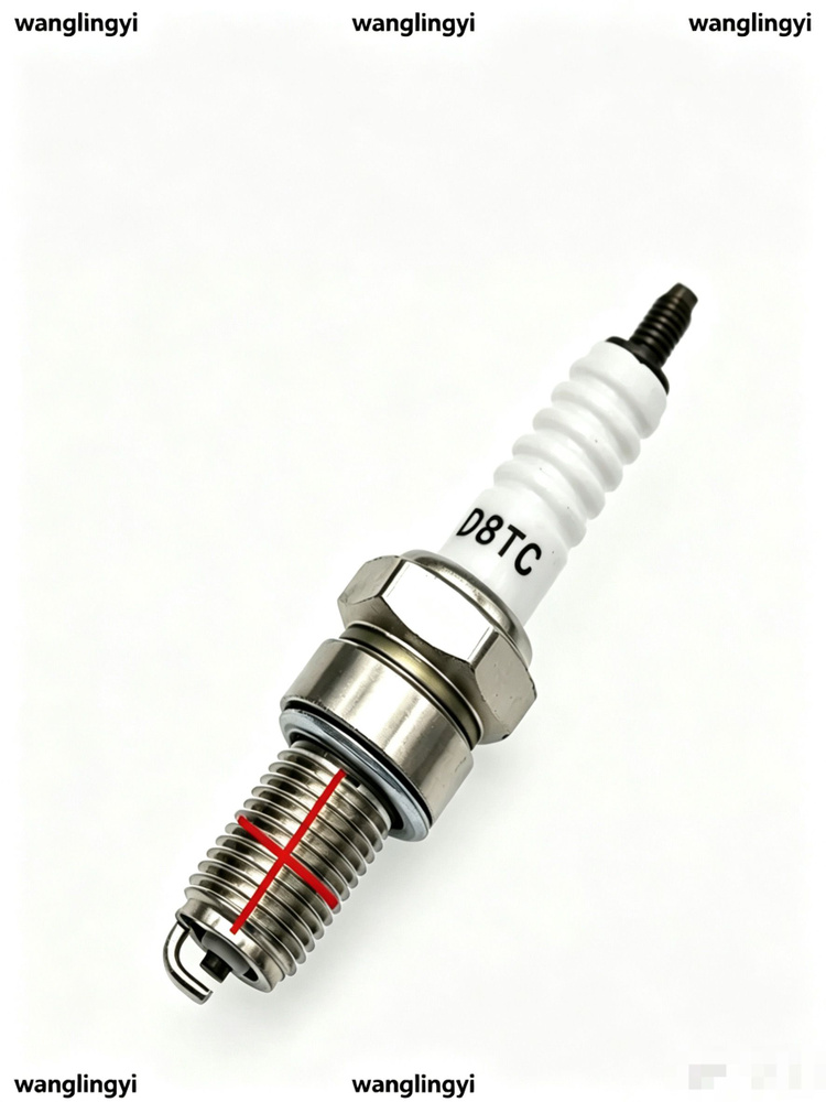 Свеча зажигания D8TC для мотоцикла 125-250cc, резьба М12*19 мм ...
