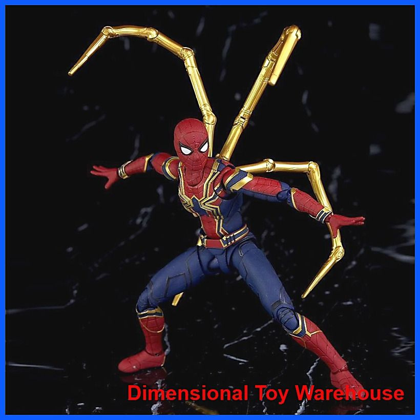 Фигурка Железный Человек-паук Iron Spider-man (аксессуары, 15 см ...