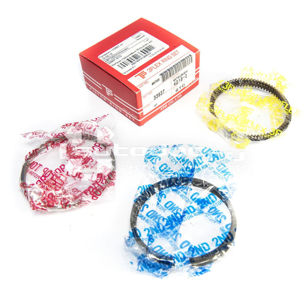 Поршневые кольца 4G18 STD Mitsubishi - TPR арт. 33937-std - купить по ...