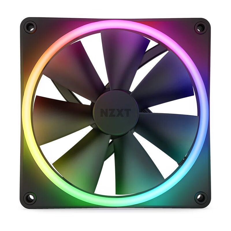 Компьютерный вентилятор, NZXT F140 RGB DUO настольный компьютер 140 мм двустороннее освещение ...