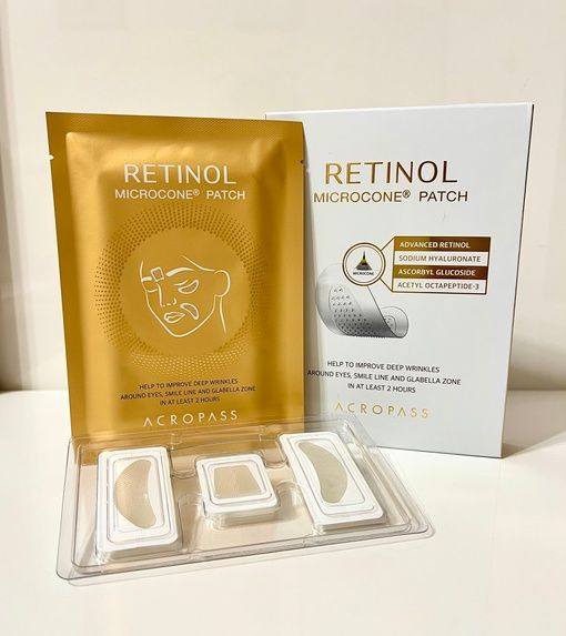 Acropass микроигольчатые лифтинг патчи для глаз, корейские люкс Retinol ...