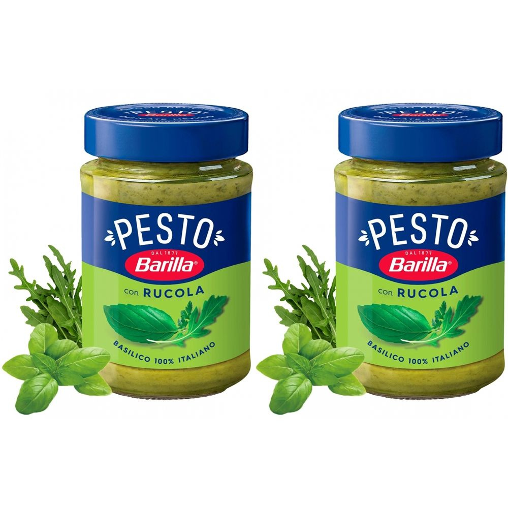Соус песто Barilla i pesti alla genovese с базиликом и рукколой 190 г ...