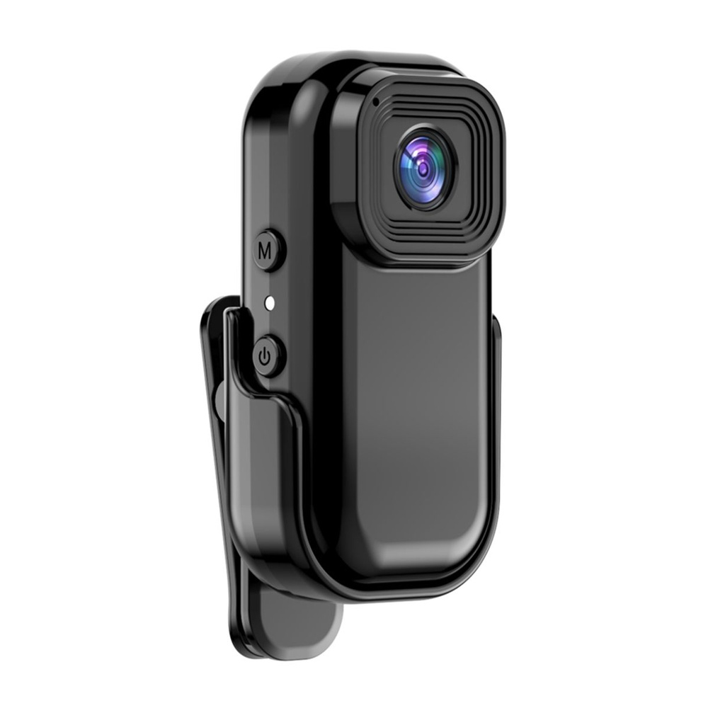 Мини-камера Wi-Fi 1080P, портативная экшн-камера для тела - черный ...
