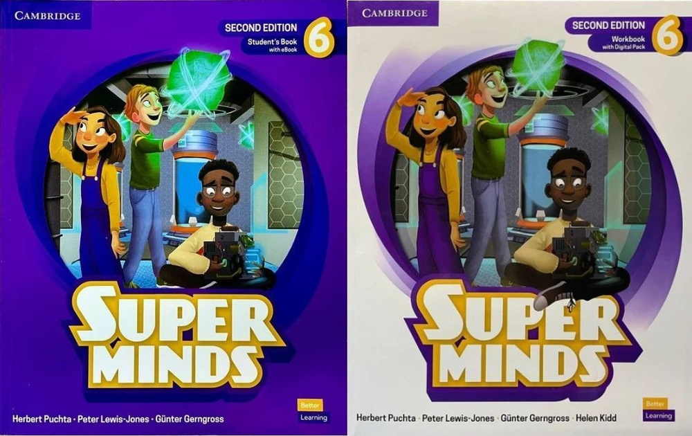 Super Minds Level 6: Student's book + Workbook + диск - купить с ...