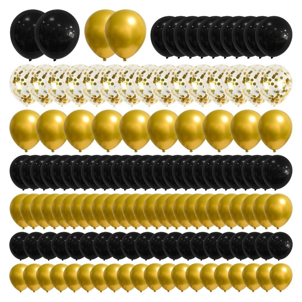 Черные и золотые шары - купить по выгодной цене в интернет-магазине ...