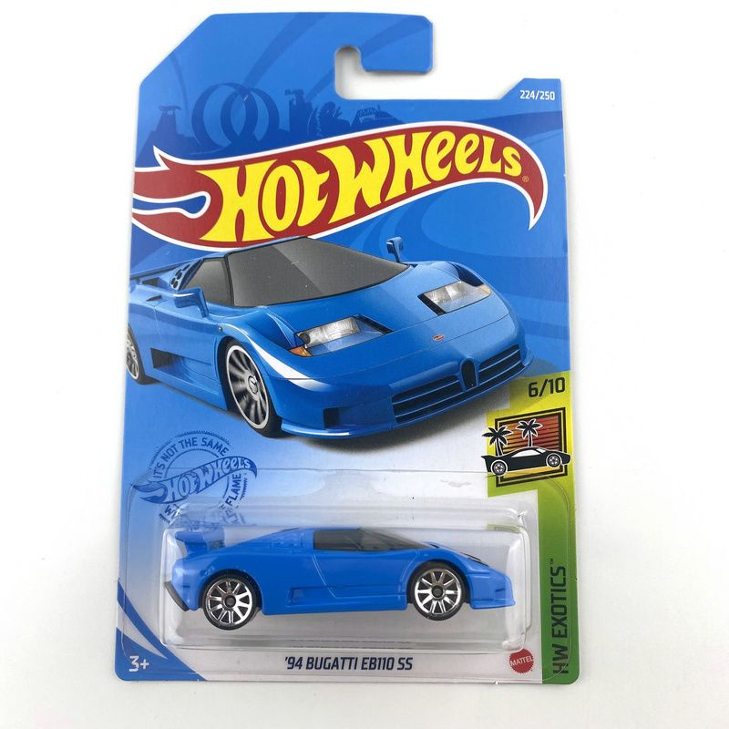 Машинка Mattel Hot Wheels 2021 C4982 94 Bugatti Eb110 Ss Blue купить на ...