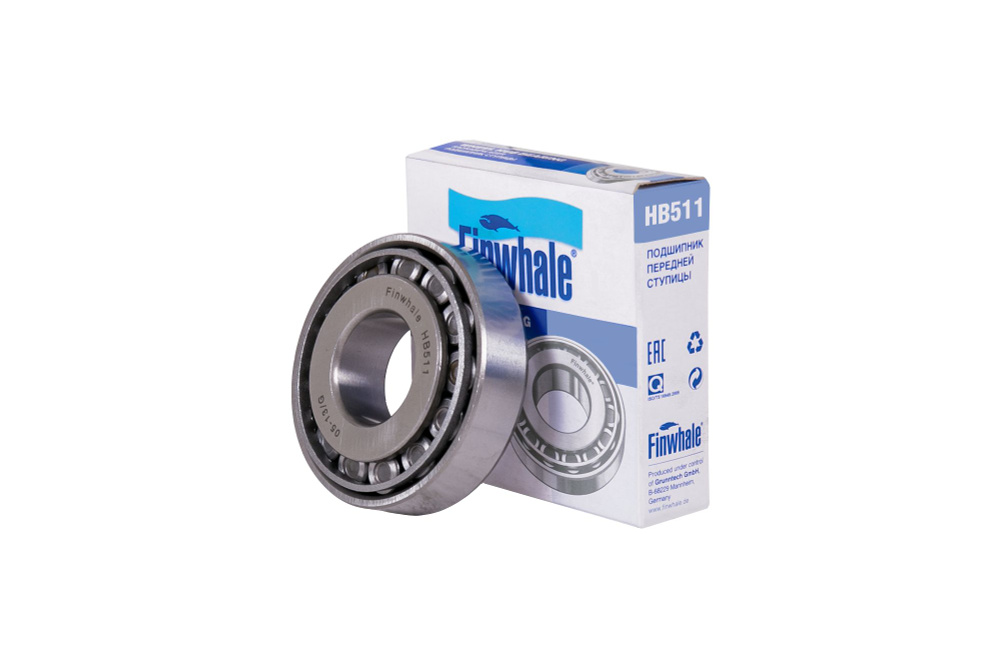 HB511 FINWHALE Подшипник передней ступицы наружный Gazelle, ГАЗ 24 ...