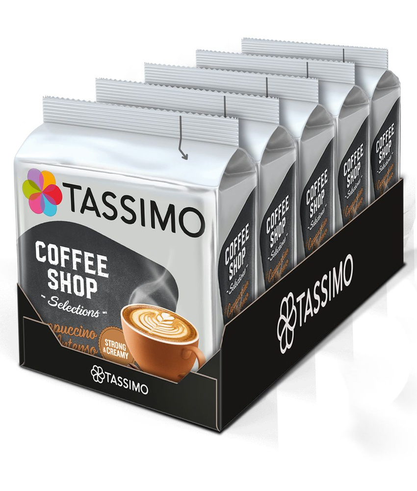 Кофе капсульный Tassimo Coffee Shop Cappuccino Intenso, 8 порций, 16 шт ...