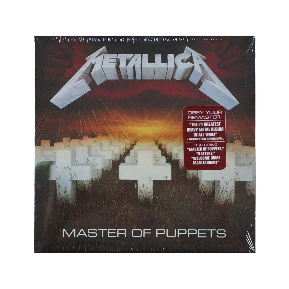 CD Metallica. Master Of Puppets (CD DigiSleeve/ Reissue, Remastered ...
