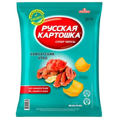 Чипсы русская картошка 200 г камчатский краб - купить с доставкой по ...