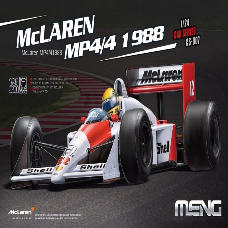 Meng Model cs-007 1/24 mp4/4 1988 автомобиль купить на OZON по низкой цене (1614933205)