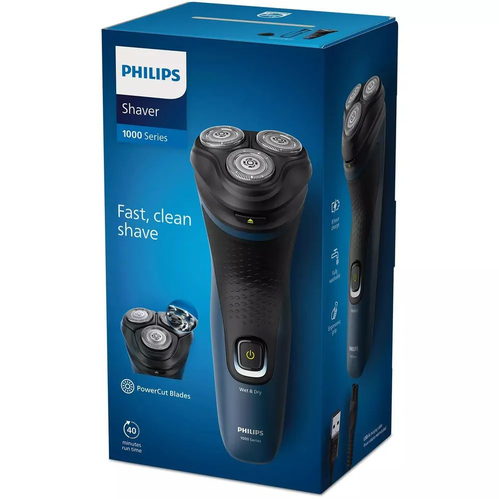 Электробритва роторная Philips Series 1000 S1151/00, черный купить на ...