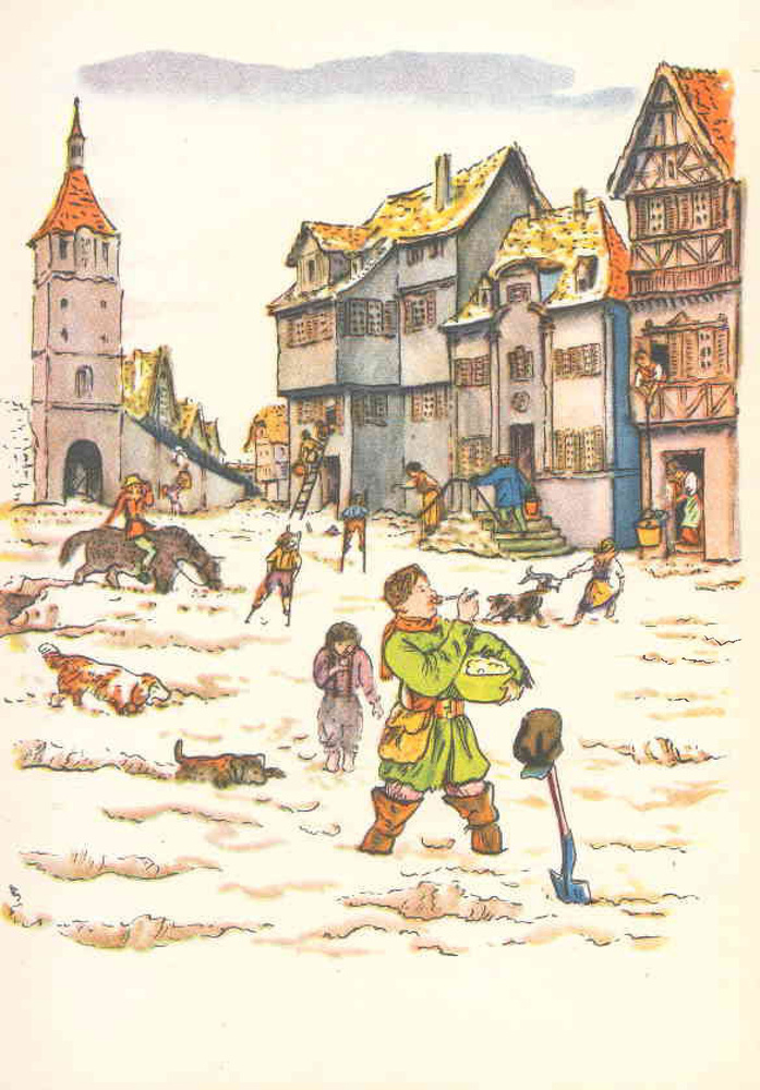 Антикварная открытка "Горшок Каши -В. Конашевич". СССР, 1964 - купить с доставкой по выгодным ...