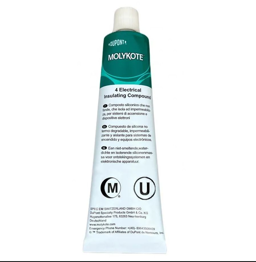 Силиконовая смазка Molykote 4 Electrical Insulating Compound 100 г ...