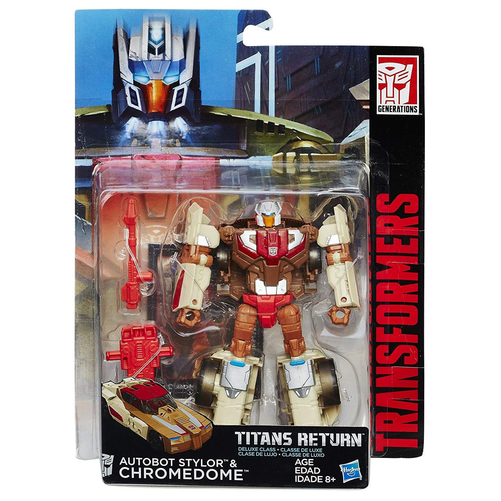 Трансформеры игрушки Hasbro Transformers Generations Titans Return Deluxe Class Autobot Stylor ...