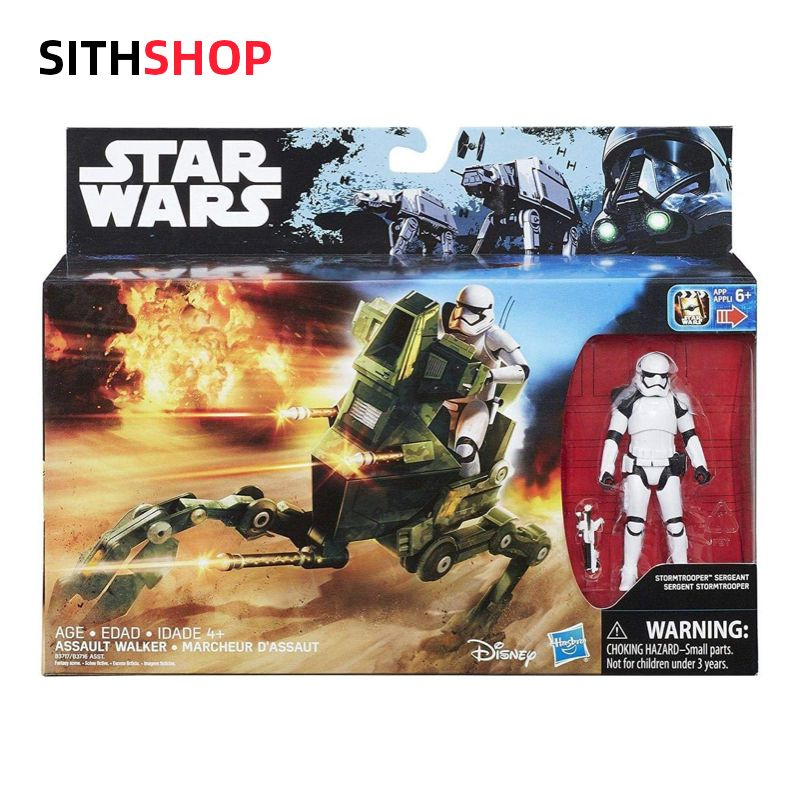Фигурка Hasbro Star Wars Assault Walker with Stormtrooper Sergeant 3.75 ...