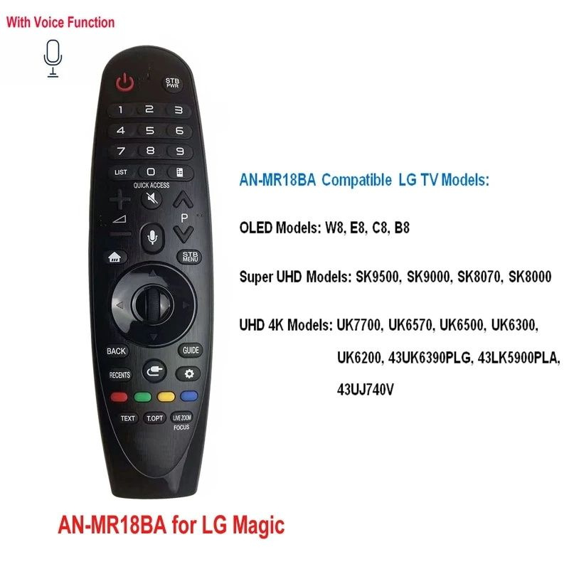 Новый Voice Magic TV Cop Пульт дистанционного управления AN-MR18BA MR19BA Подходит LG Voice ...