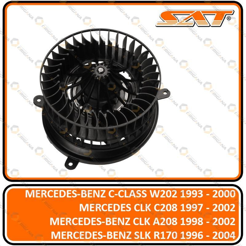 Вентилятор отопителя - мотор печки MERCEDES-BENZ C-CLASS W202 1993-2000 ...