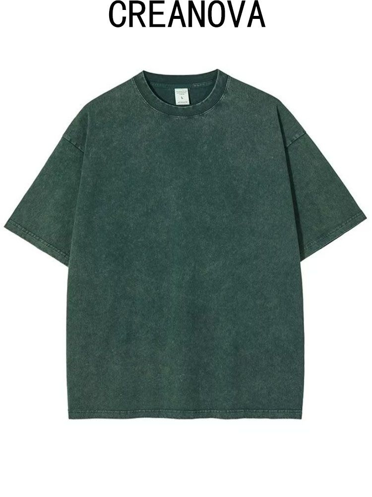 Футболка Мужской, Женский CREANOVA зеленый Короткий, размер 50 Софт ...