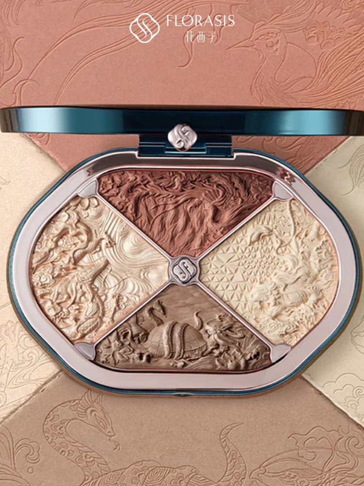 Палитра для макияжа Florasis Eastern Beasts Sculpting Makeup Palette ...