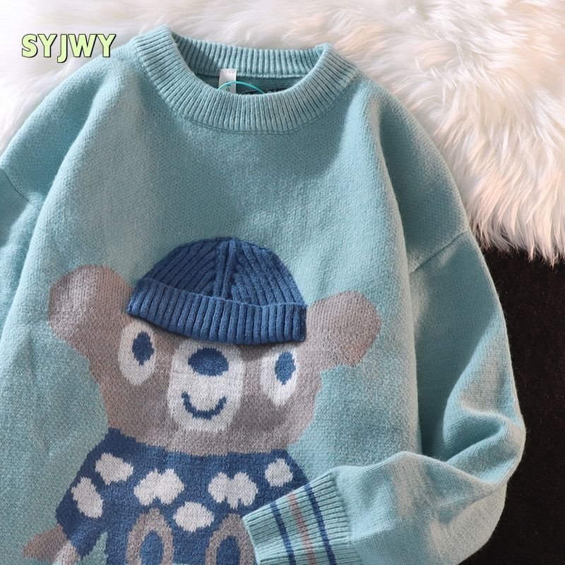 Свитер Женский SYJWY ярко-голубой Полиэстер, размер 42 Без застежки облегающий Длинный Китай ...