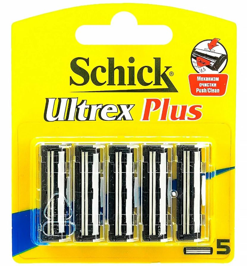 Сменные кассеты Schick Ultrex Plus, 5 шт. купить на OZON по низкой цене ...