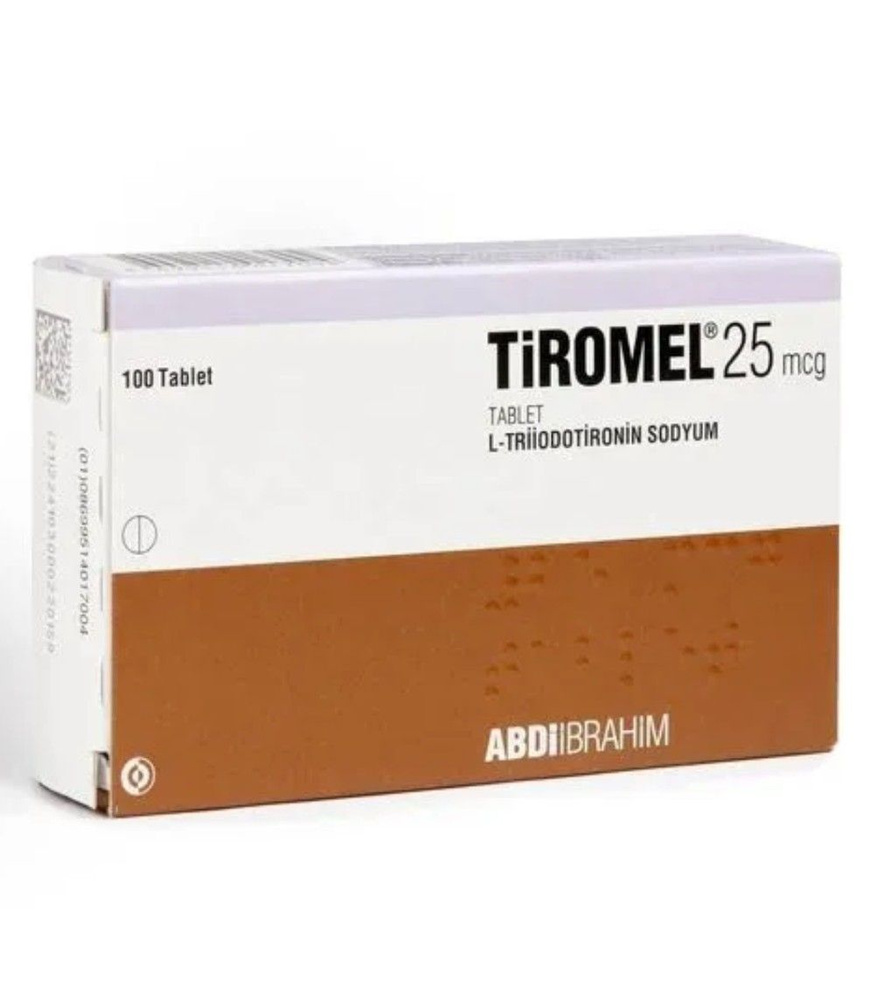 Тиромель Tiromel 25мкг. (100 шт) Турция купить на OZON по низкой цене ...