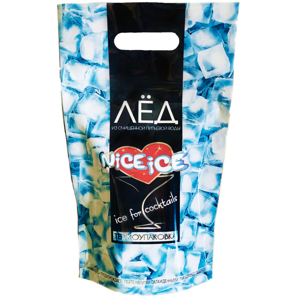 Лед Nice Ice в термоупаковке для напитков 1 кг купить на OZON по низкой ...