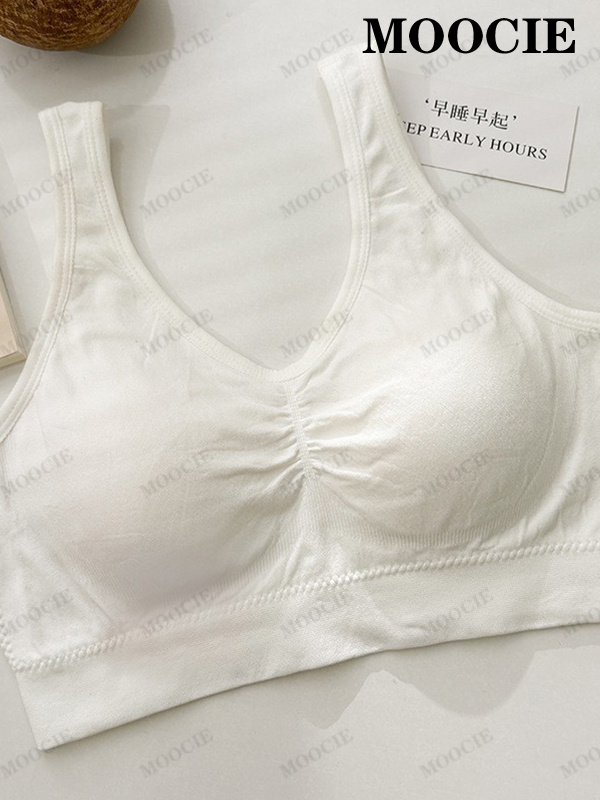 Кроп-топ Женский MOOCIE белый, размер 40, 46 Полиэфирное волокно Без рукавов Повседневный Китай ...