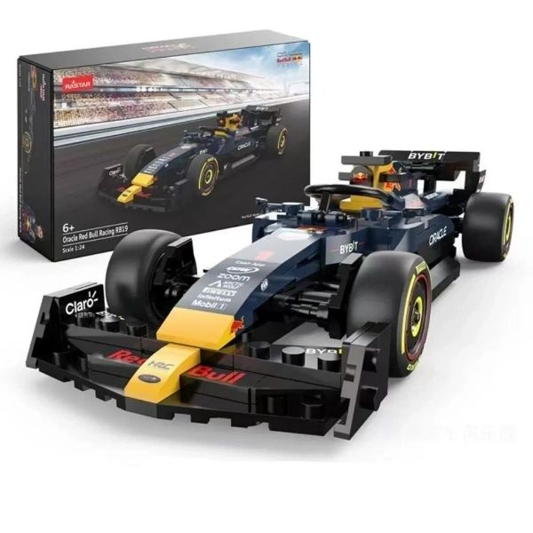 RASTAR 92500 with box 1:24 RED BULL RB19 F1 Formula Block Car Technic ...