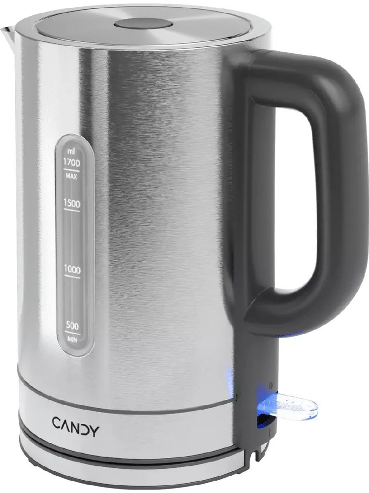 Чайник электрический серебристый Candy CK-204, 2200 Вт, 1,7 л, функция ...