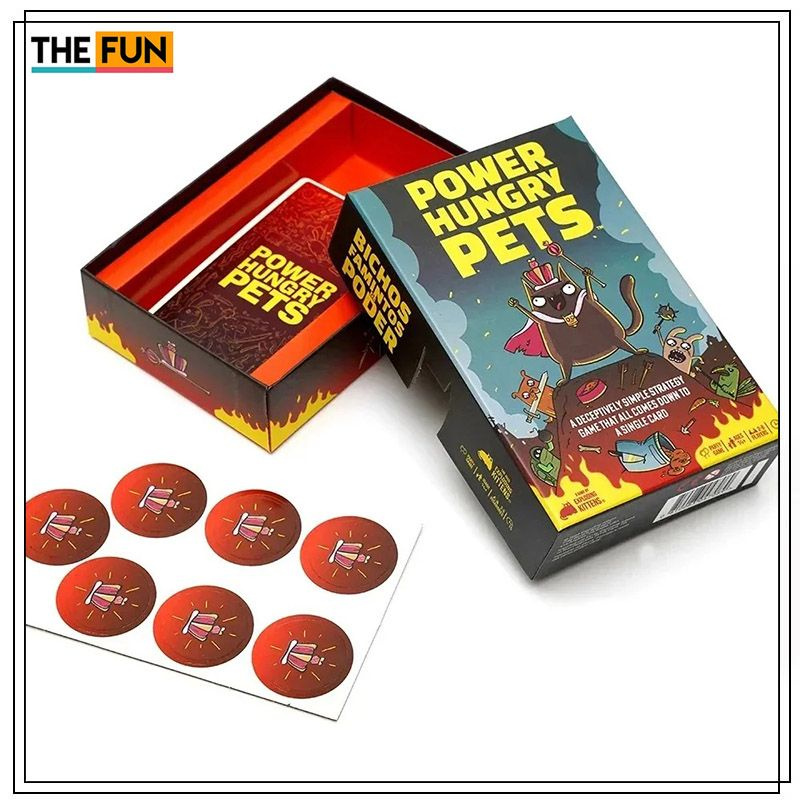 Настольная карточная игра Настольная Игра (Карточная) Power Hungry Pets ...