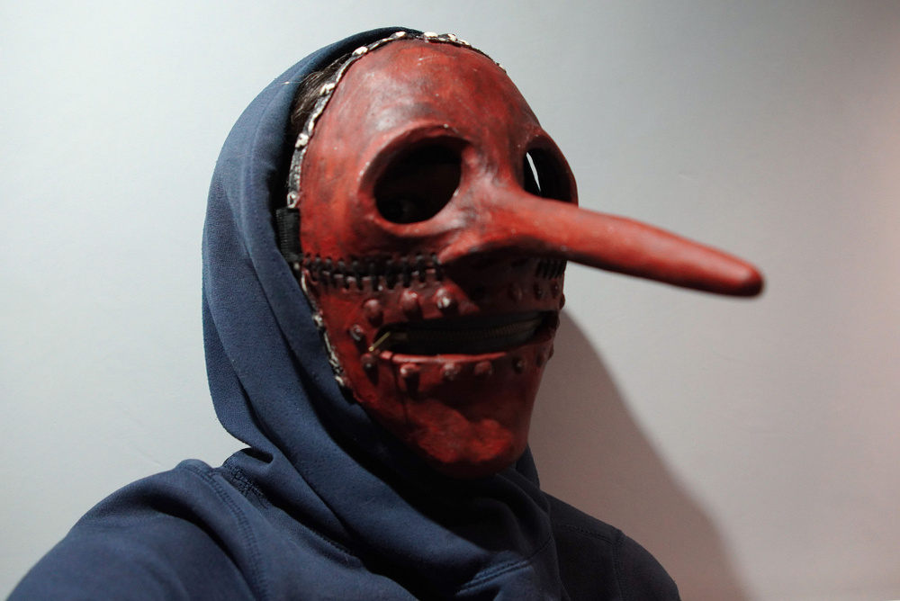 Маска Криса Фена Слипкнот Красная Коллекционная (Chris Fehn mask ...