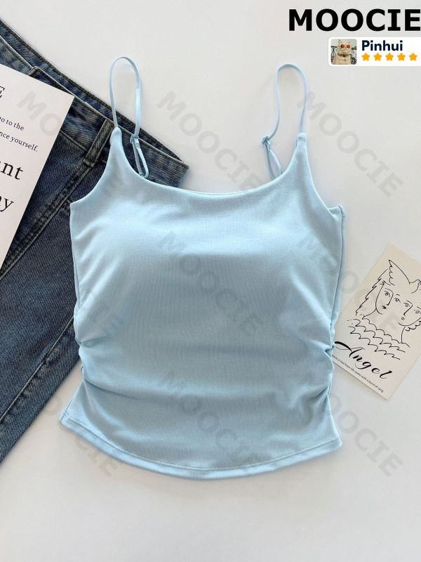Майка Женский MOOCIE синий, размер универсальный Домашний Китай Однотонный купить c доставкой на ...
