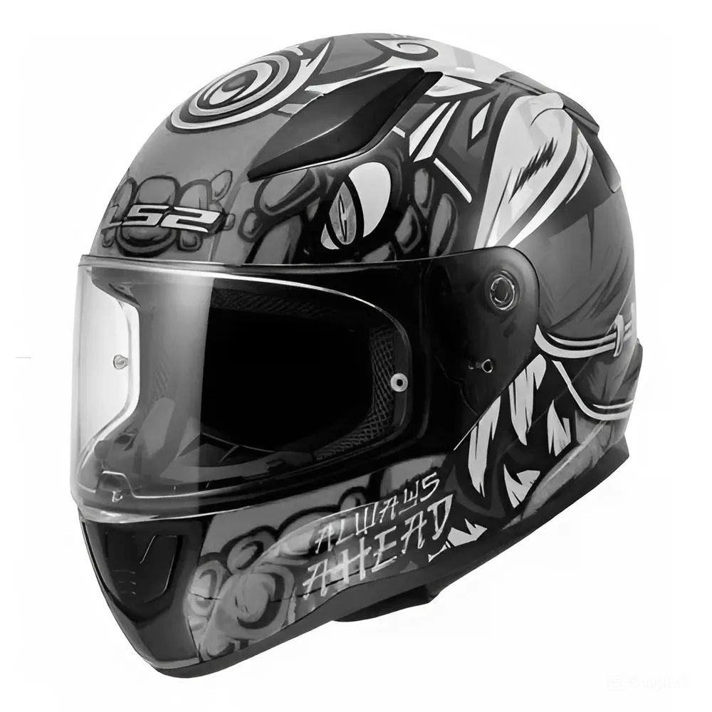 Мотошлем LS2 FF353 RAPID II DRILLOX (серый, M) купить на OZON по низкой ...