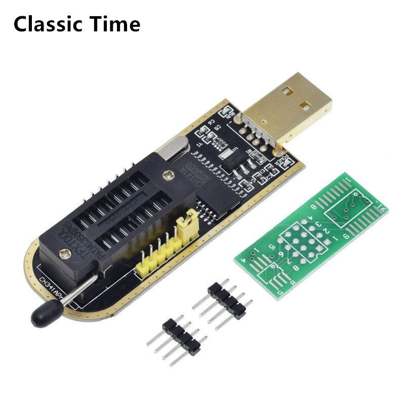 Модуль USB-программатора EEPROM Flash BIOS серии CH341A 24 25 ...