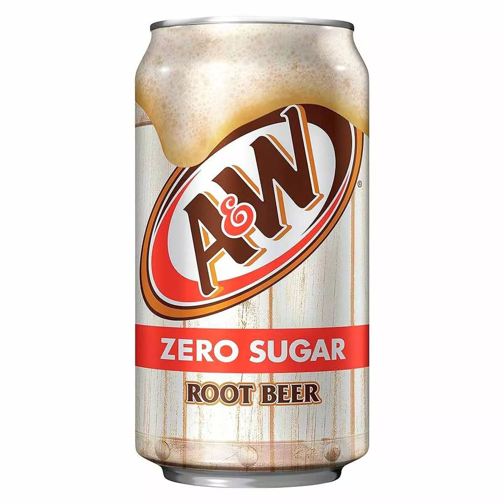 A&W, Газированный напиток без сахара, 355 мл, Root Beer Zero Sugar купить на OZON по низкой цене ...