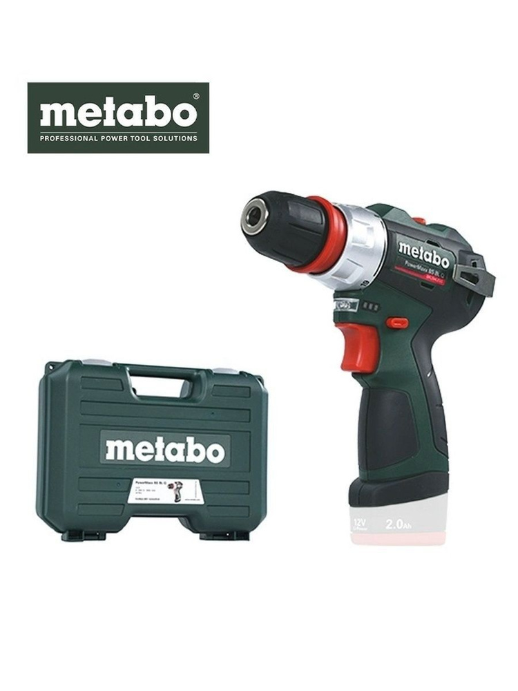 Аккумуляторный шуруповерт Metabo PowerMaxx BS BL Q,10,8/12 В. купить на OZON по низкой цене ...