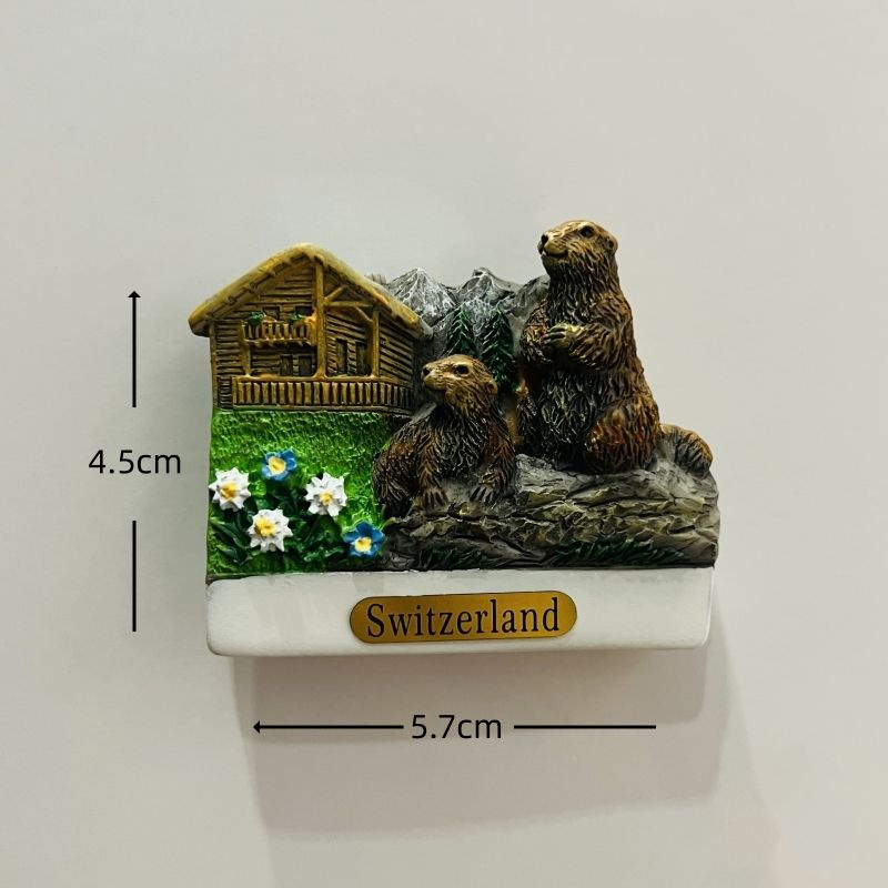 Глухарь, Швейцария, туристический сувенир, магнит на холодильник -30 ...