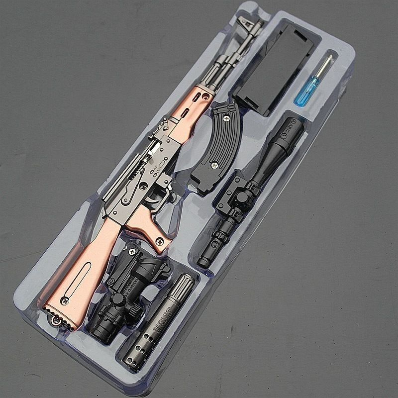 Мини AKM модель оружия Battlefield PUBG серия брелок M416 AWM AKM 98K ...