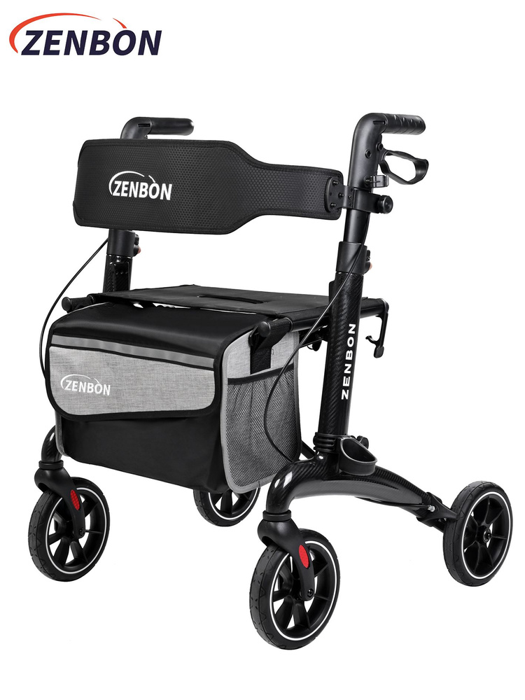 ZENBON Xодунки роллаторы для пожилых людей и инвалидов, легкий Каркас ...