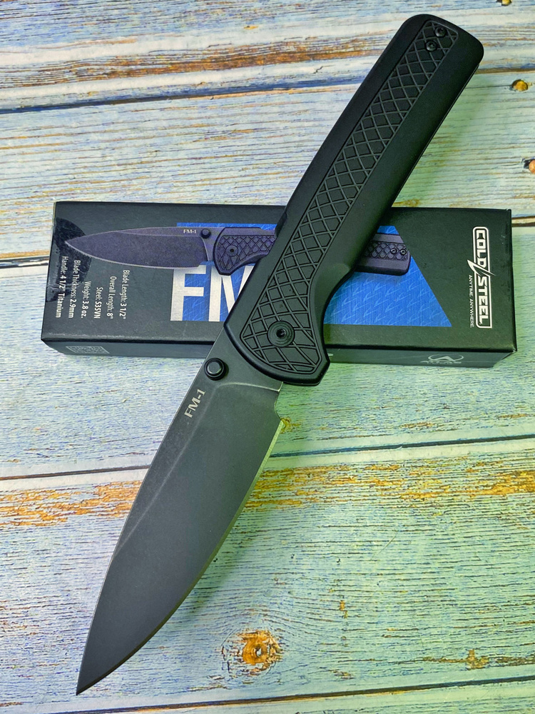 Складной нож Cold Steel FM-1 Black, Full Metal Atlas, FL-35FMA-BK ...