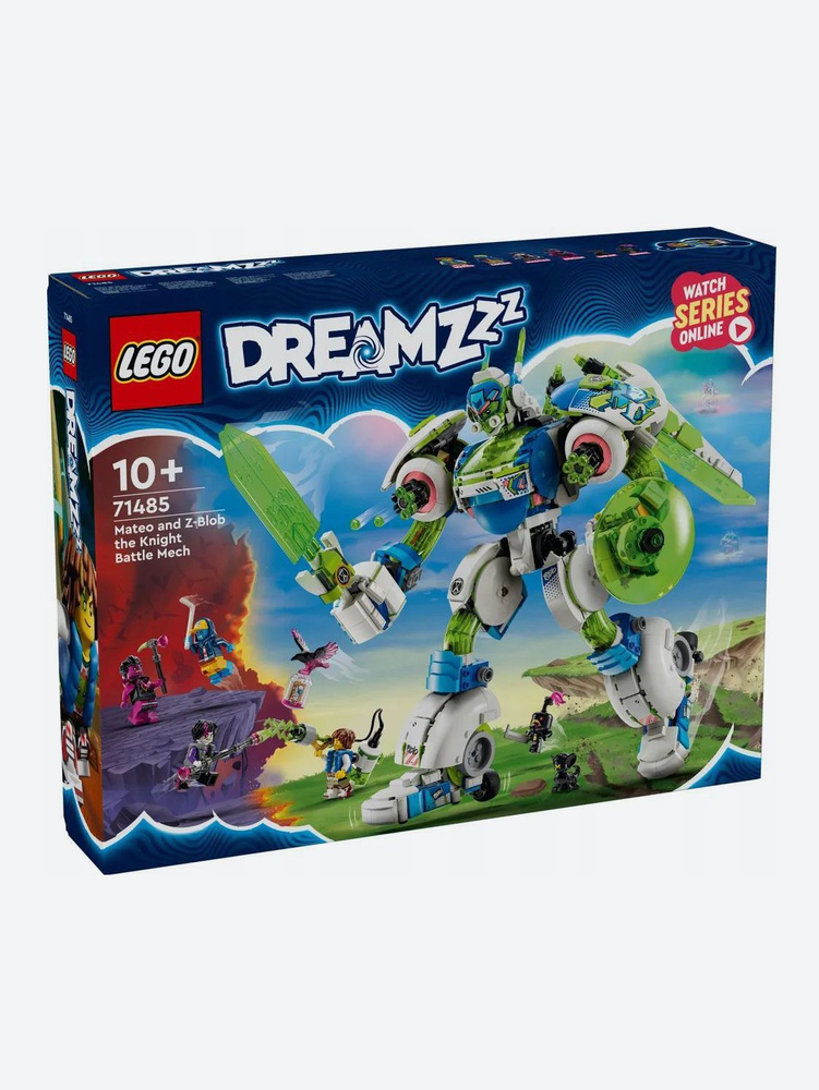 Конструктор LEGO DREAMZzz "Матео и Зи-Блоб, боевой робот-рыцарь", 1333 ...