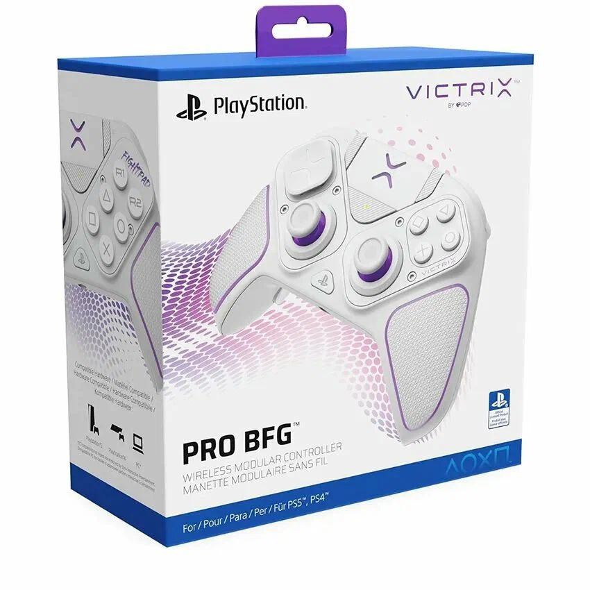 Геймпад Victrix Pro BFG, White (белый) для PS4/PS5/PC купить на OZON по низкой цене (2459207567)