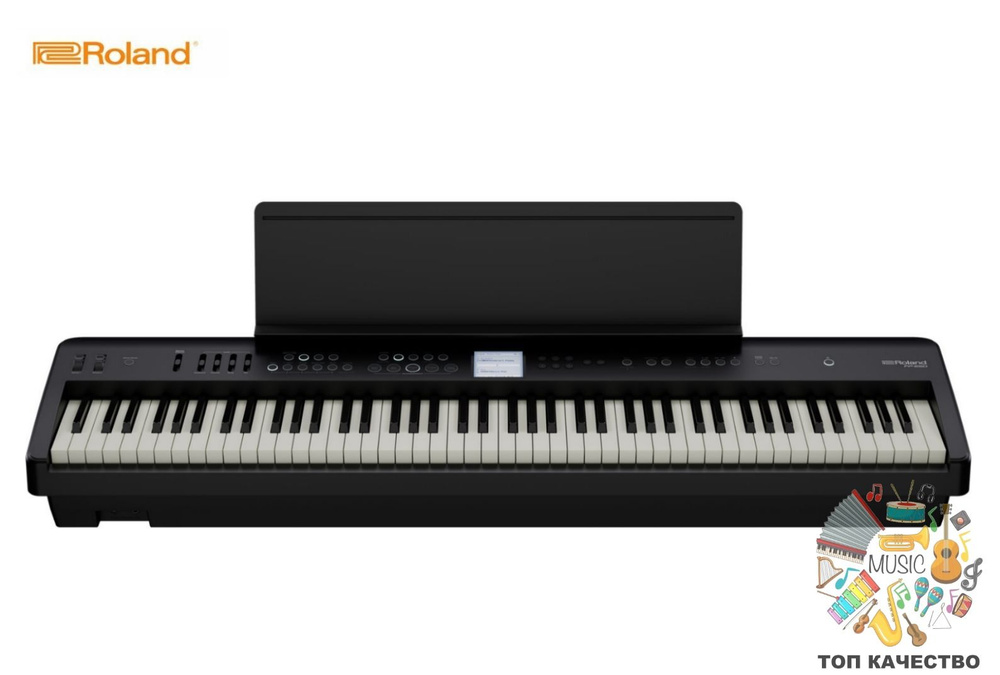 Roland FP-E50 BK / цифровое пианино, 88 клавиш, 256 полифония, 1018 тембров, Bluetooth Ver 4.2 ...