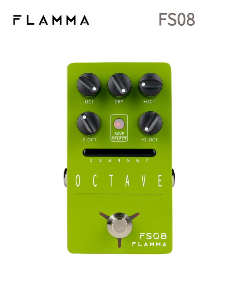Flamma FS08 Octave педаль октавной электрогитары, 4 регулировки (1/2 ...