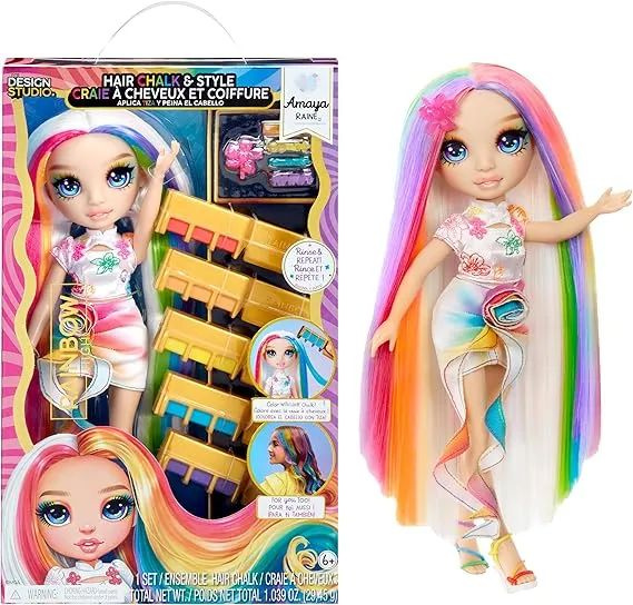 Rainbow High Hair Chalk & Style Amaya Райнбол Хай Амая студия для волос ...