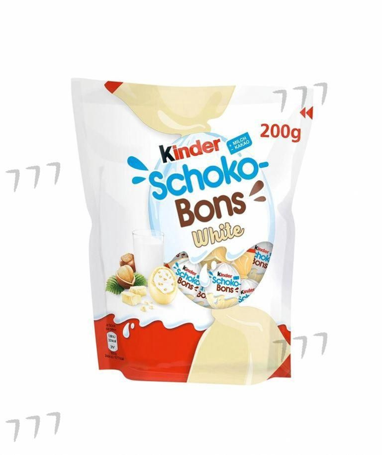 Конфеты Ferrero Kinder Schoko-Bons White 200 г (Германия) купить на OZON по низкой цене (2648603013)