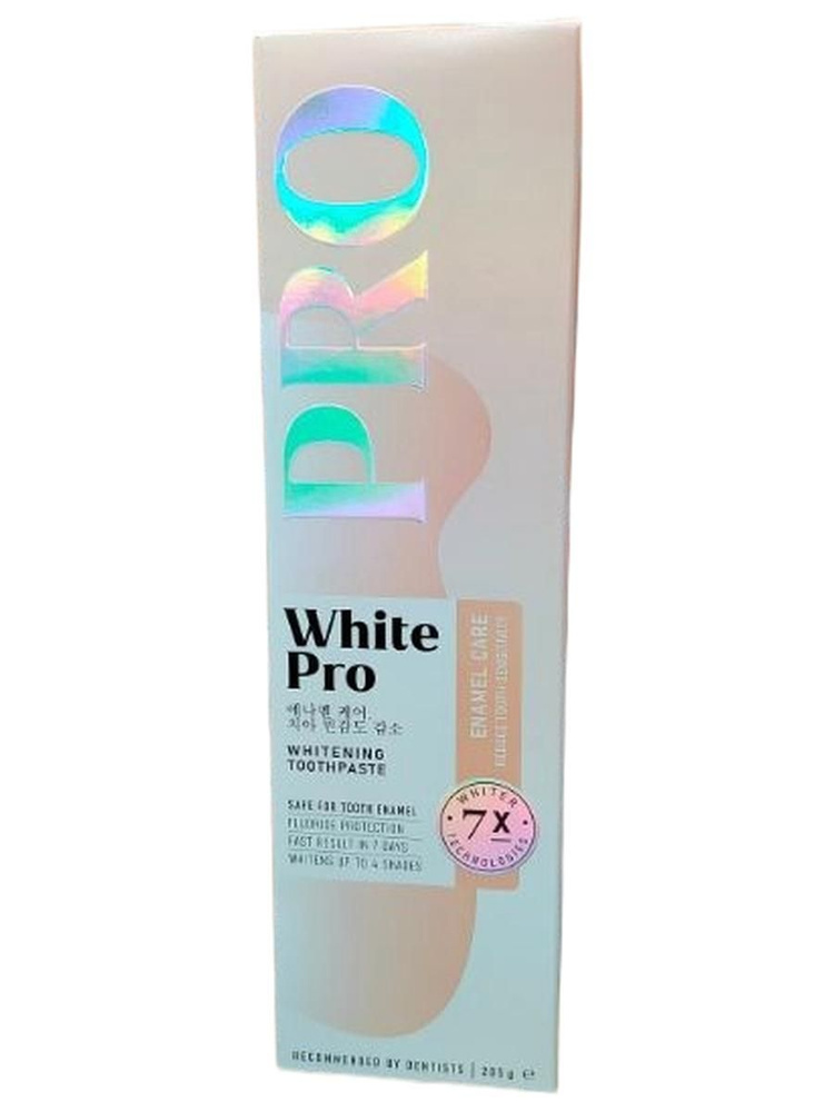 White Pro Whitening Enamel Care Зубная паста для деликатного ...