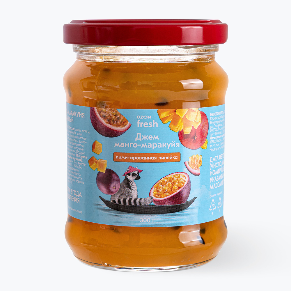 Джем Манго-Маракуйя 300 г, Ozon fresh купить на OZON по низкой цене (2309268278)